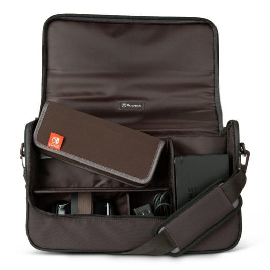 PowerA Everywhere Messenger Bag Nintendo Marrone Grigio PcComponentes