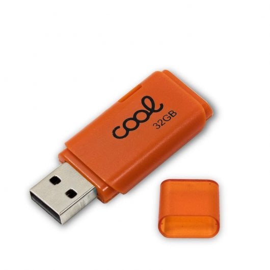 Cool Pen Drive USB X32 GB 2.0 Cover Naranja | PcComponentes.com