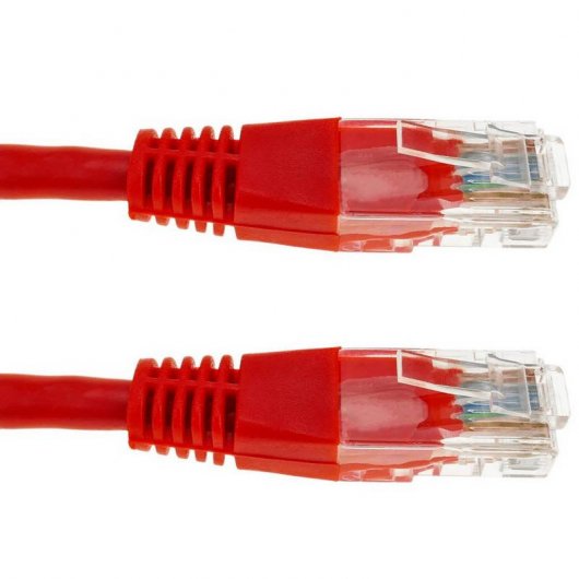 BeMatik Cable de Red UTP RJ45 Cat.5e 1m Rojo | PcComponentes.com