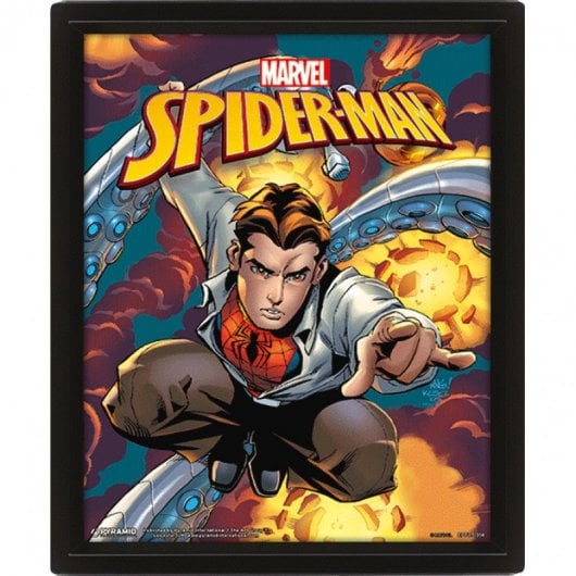 Pyramid Póster 3D Marvel Spider Man Explosión de Disfraces ...