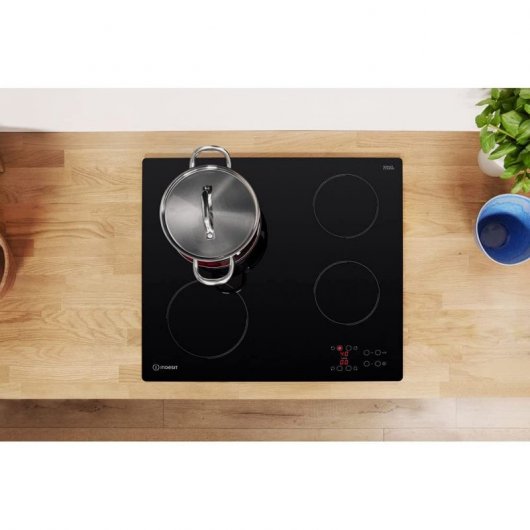 Plaque Vitrocéramique 4 Zones 60cm AAR 160 C Indesit Noir ...