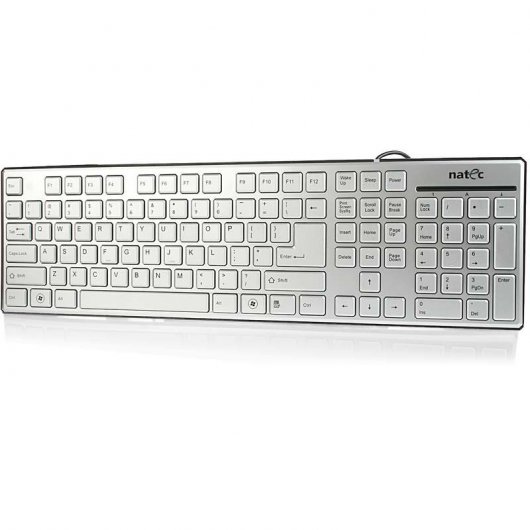 Natec Starfish Keyboard Silver | PcComponentes.com