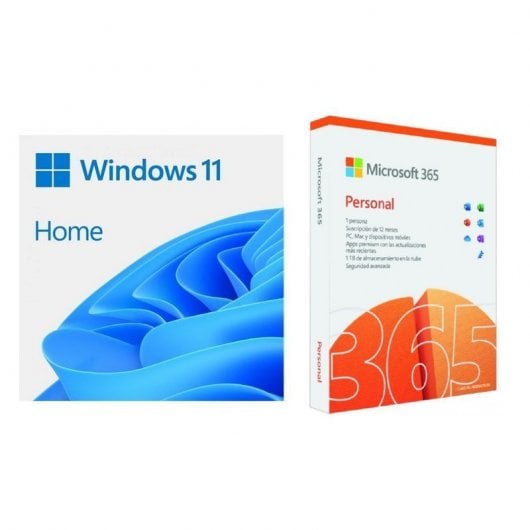 Microsoft Windows 11 Home Plus + Microsoft 365 Personal 12 Meses 1 ...