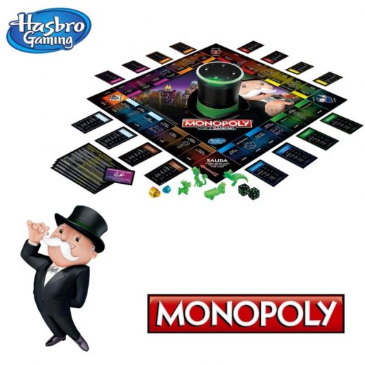 Hasbro Original Monopoly Voice Banking Juego de Mesa | PcComponentes.com