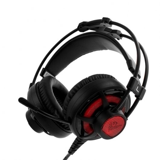 Phoenix Factorheadset Auriculares Negro/Rojo | PcComponentes.com
