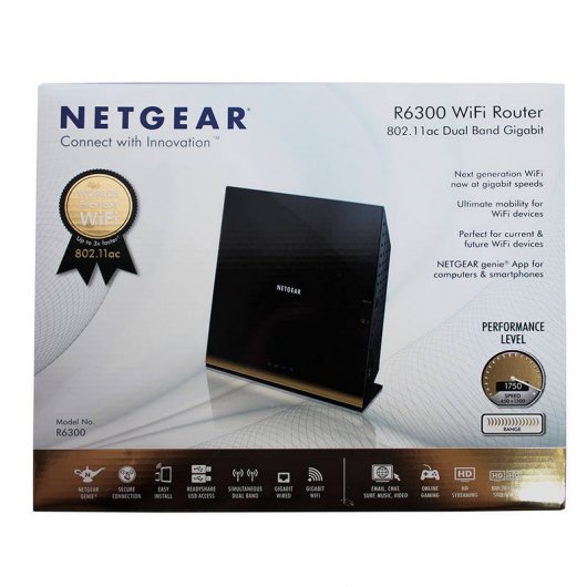 Netgear R6300 Router WiFi AC 1750 Dual Band |PcComponentes